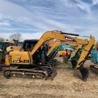 China Original China Made Used Sany Sy75C 75C Pro ISUZU Engine Excavator Low Price High Quality Construction Shovel Digger Stock for sale