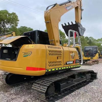 China 95% New Used Mini Excavators Sany Brand SY95C Low Working Hours 9.5 Ton Used Excavators Earth Moving Machine for Hot Sale for sale