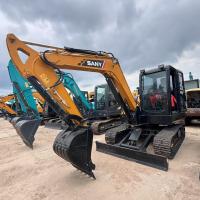 China Low Price Low Hours Sany SY60C 6Ton Crawler ISUZU Engine Hydraulic Used Mini Excavator for Sale for sale