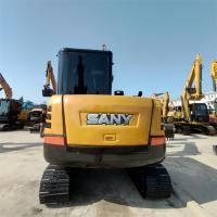China Low Price Low Hours Sany SY60C 6Ton Crawler ISUZU Engine Hydraulic Used Mini Excavator for Sale for sale