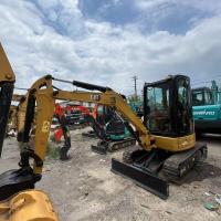 China New Arrival Used CAT303E Mini Excavator 3Ton Multi-functional Small Digger Easy Operation for Garden Landscaping for sale