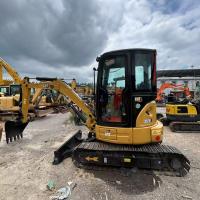 China New Arrival Used CAT303E Mini Excavator 3Ton Multi-functional Small Digger Easy Operation for Garden Landscaping for sale