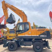 China Hyundai 210W-9 Used 21 Ton Wheel Excavator Original Assembly For Highway Road Construction Work for sale