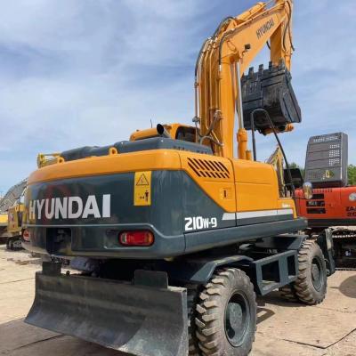 China Hyundai 210W-9 Used 21 Ton Wheel Excavator Original Assembly For Highway Road Construction Work for sale
