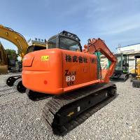 China Heavy Construction Hitachi ZX80LCK 8 Ton Crawler Digger Tough Structure Long Service Life for sale