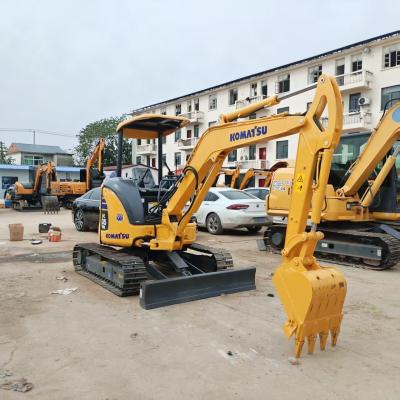 China Heavy-Duty Well-Kept Komatsu PC35MR Excavator, 0.12CBM Bucket for Municipal Engineering for sale