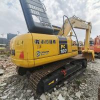 China Used16 Ton Komatsu PC160 Crawler Excavator For Small and MediumEngineering Works for sale