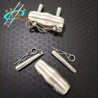 China Aluminum Half Conical Coupler with Clips Pins for Trusses Bed Plate Fit F34 for sale