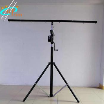 China Auto lock aluminum steel stage lighting equipment Par light Duty Crank Lifting Stand for sale