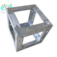China Aluminum Spigot Truss 6 Way Corner Box Block Connector Screw/bolt Square Truss box corner for sale