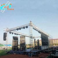 China 300*300mm Aluminum Lighting Truss For Concert 1 Meter Strong Tube for sale