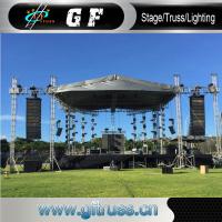 China Anti Rust Aluminum Party Tent Curved Roof Truss System Oxford 60m Width for sale