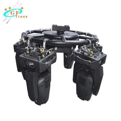 China Ceiling 6061 Aluminium Turning Structure Mini Rotating Circle Truss for Hanging Moving Head Light for sale