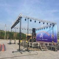 China Hang Audio Light Truss Stand Lift Light Tower Metal Stand Hand Crank for sale
