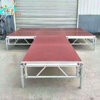 China Outdoor Stage Design Movable Truss Stage Aluminum Leg Stage Platform for sale