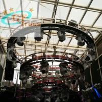China Customized aluminum rotating lighting truss round speaker truss for sale