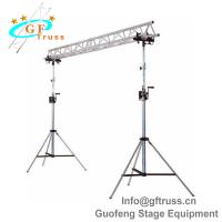 China Heavy Duty Light Truss Stand Aluminium DJ Folding Line Array Speaker Truss Stand for sale