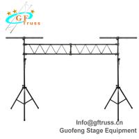 China Heavy Duty Light Truss Stand Aluminium DJ Folding Line Array Speaker Truss Stand for sale