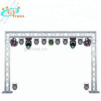 China 3m LED Screen Truss Ground Support Aluminium Box Truss For Concert Black for sale