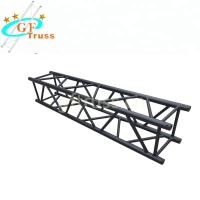 China 3m LED Screen Truss Ground Support Aluminium Box Truss For Concert Black for sale