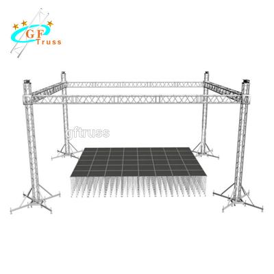 China Small Aluminum Mini Lighting Truss 250*250mm Designed For Party for sale