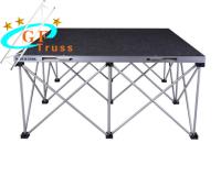 China 1.22M*2.44M Aluminum Stage Truss Mobile Round Stage Event Concert Use for sale