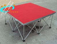 China 1.22M*2.44M Aluminum Stage Truss Mobile Round Stage Event Concert Use for sale