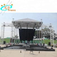 China Festival Used Theatre Lighting Truss 290mm Aluminium Spigot Type for sale