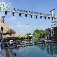 China Round Aluminum Stage Truss Outdoor Aluminum Alloy Lighting Tower Truss OEM for sale