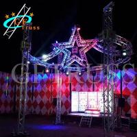 China Round Aluminum Stage Truss Outdoor Aluminum Alloy Lighting Tower Truss OEM for sale