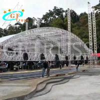 China Arch Aluminum Roof Truss System With Canopy Fashion Show Use for sale