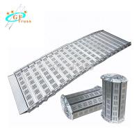 China Inclined Flat Aluminum Folding Truss Board Portable Loading Entrucking for sale