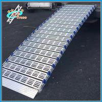 China Inclined Flat Aluminum Folding Truss Board Portable Loading Entrucking for sale