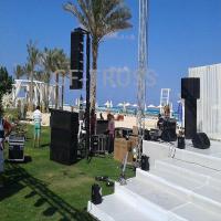 China Sound Aluminum PA Line Array Truss Lifting Tower For Speaker for sale