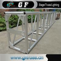 China Round Booth Aluminum Spigot Truss Light Curved Truss System Square Shape for sale