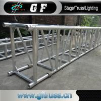 China Round Booth Aluminum Spigot Truss Light Curved Truss System Square Shape for sale