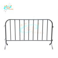 China Steel Stage Barriers Galvanized Iron Crash Temporary Metal Road Use for sale