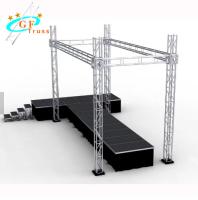 China Silver Aluminum Spigot Truss 15x8m Meter Lighting Truss Stand Structure for sale