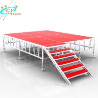 China Stage Platform Aluminum Frame Plywood Portable Stage Platform for sale