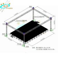 China Lighting Spigot Outdoor Aluminum Wedding Decoration Stage Truss Stage Truss Design For Event for sale