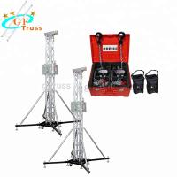 China Concert Stage Bolt Aluminum Lighting Truss Safety Span 50*3mm Main Tube for sale