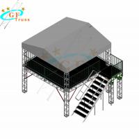 China popular design aluminum outdoor roof truss with CAD drawing for sale