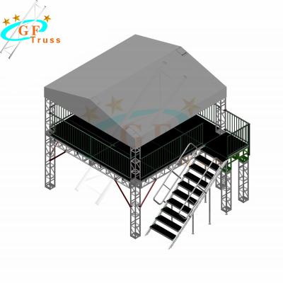 China popular design aluminum outdoor roof truss with CAD drawing for sale