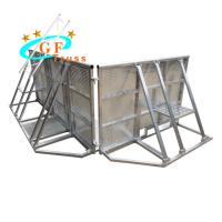 China Aluminium Stage Barriers Explosion Proof Concert Fence Galvanized Iron Material for sale