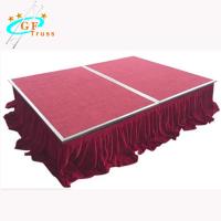 China High quality and durable aluminum folding stage event platform for sale