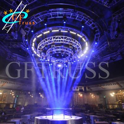 China Revolving Aluminum Lighting Truss Rotating Lifting Truss Lifting Up Down for sale