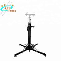 China Hand Crank Tripod Speaker Stand Lift Non Rust 100kg Max Load for sale