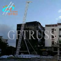 China Outdoor Activities 12M Aluminum Line Array Speaker Truss 50*3mm Main Tube for sale