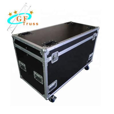 China Aluminum cable flight case with wheel for placing truss and accessories case for sale