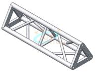 China Triangle Aluminum Screw Truss System High Strength Spigot Connection for sale